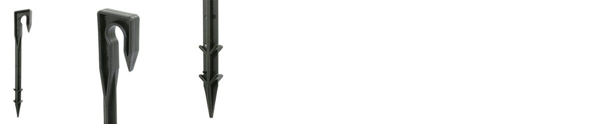 Beregening - SummerRain - grondpen - 16 mm - zwart - set à 25 stuks