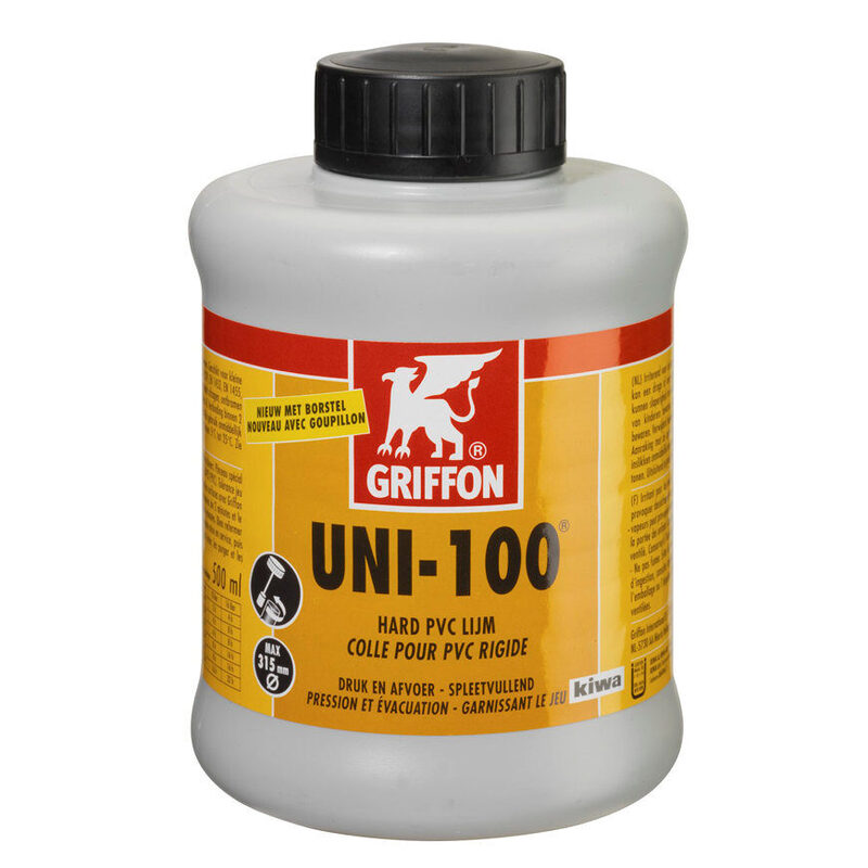 Afvoer pvc lijm - Griffon Uni100 - 500ml | Vos Products
