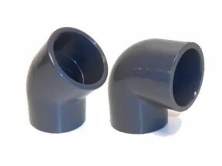 Druk pvc knie 90graden | Druk pvc knie | Pvc drukbuis | Drukleiding